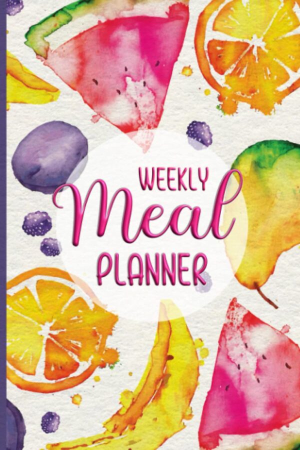 Weekly Meal Planner: A 52 Week Menu Planner with a Grocery Shopping ...