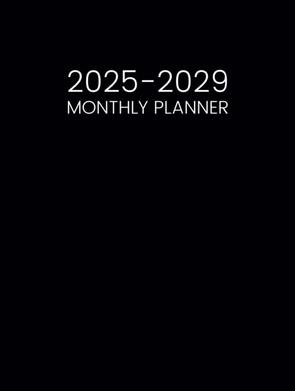 2025-2029 Monthly Planner Hardcover: 5 Year Schedule Organizer from ...
