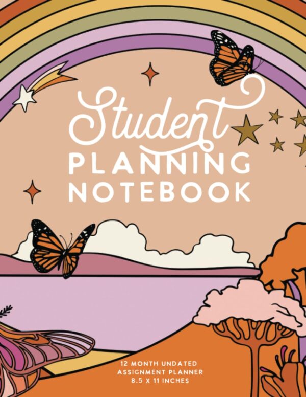 Student Weekly Planning Notebook (Dreamland Series): 12 Month Undated ...