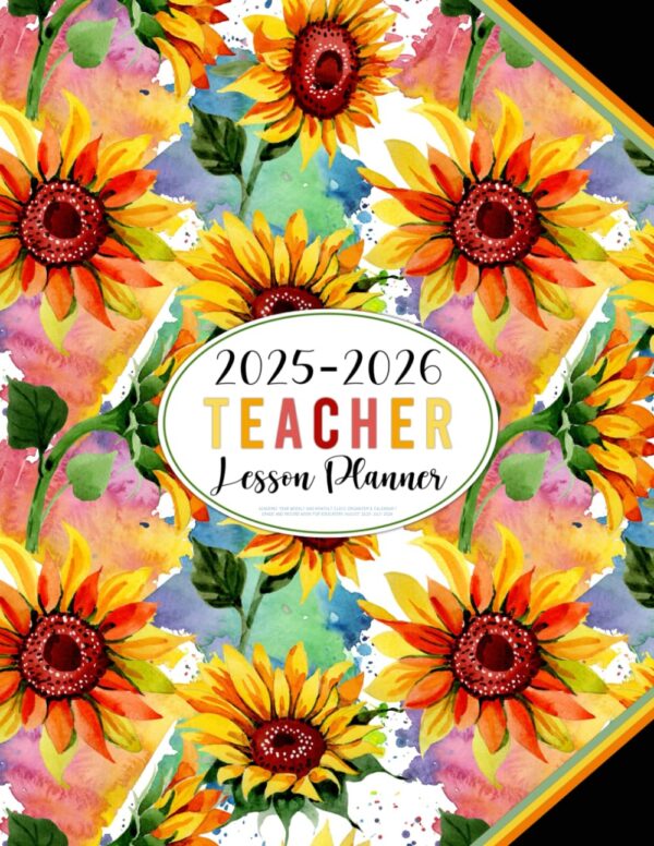 2025-2026 Teacher Lesson Planner: Academic Year Weekly and Monthly ...