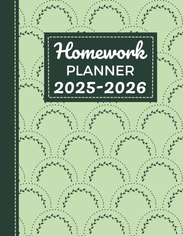 Homework Planner 2025-2026: Simple Homework Organizer for the Academic ...