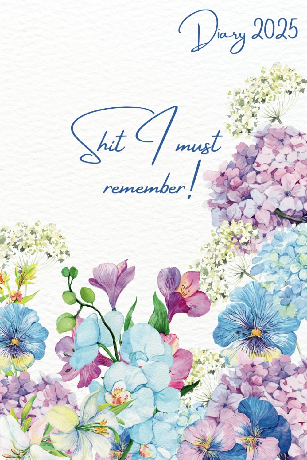 2025 Diary Planner A5 week per Page - Shit I Must Remember - 2025 Year ...