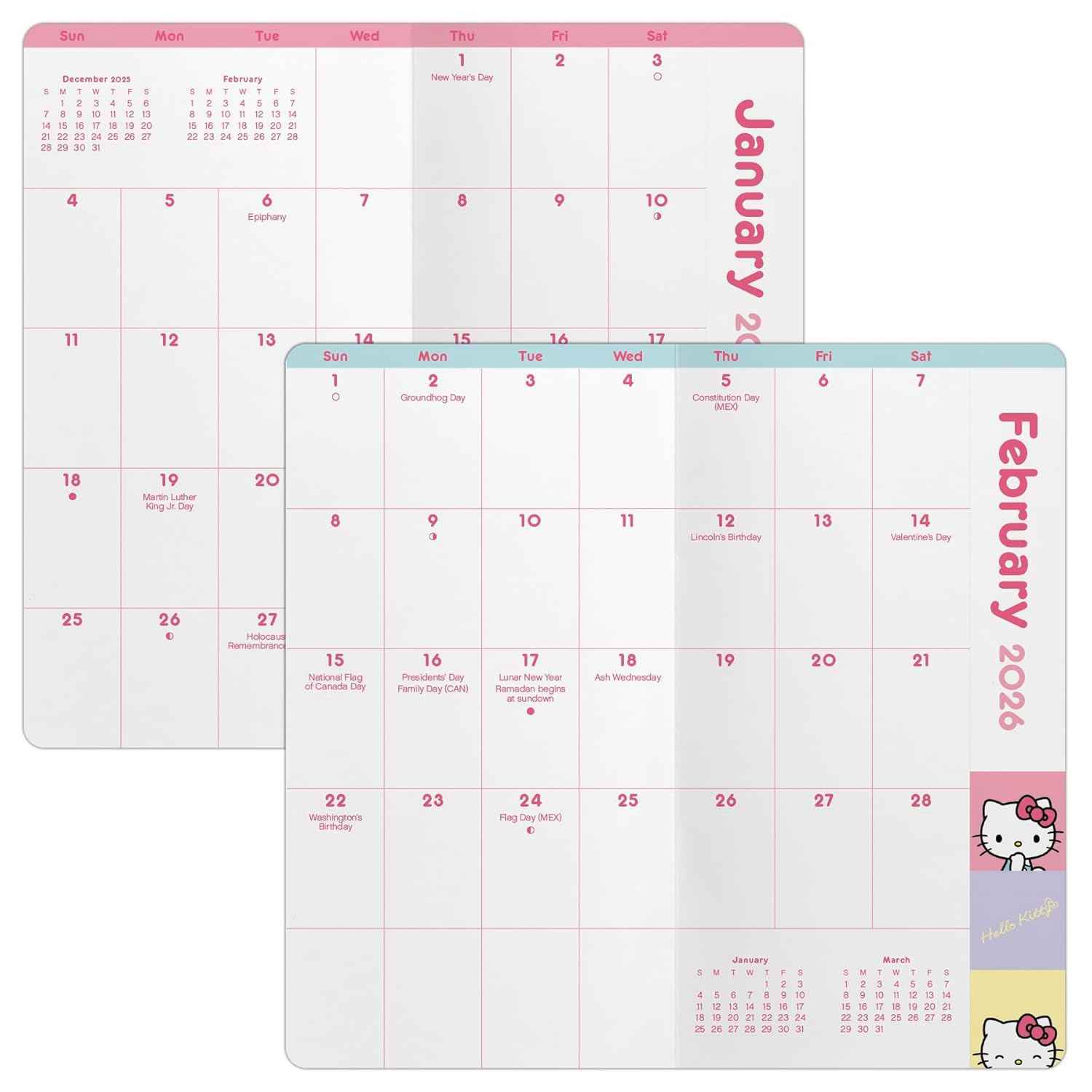 2026-2027 Hello Kitty Pocket Planner