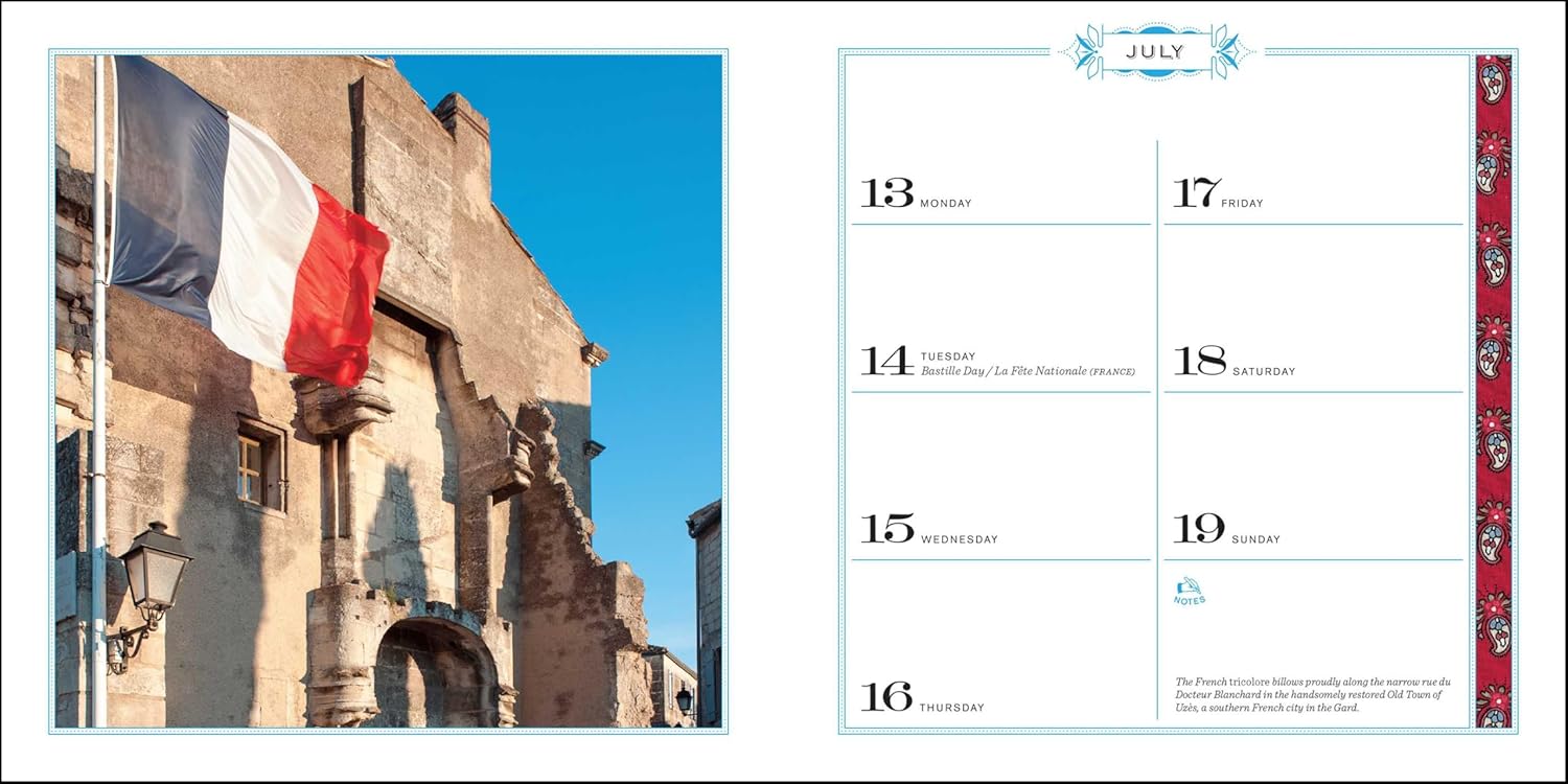 French Country Diary 12-Month 2026 Engagement Calendar