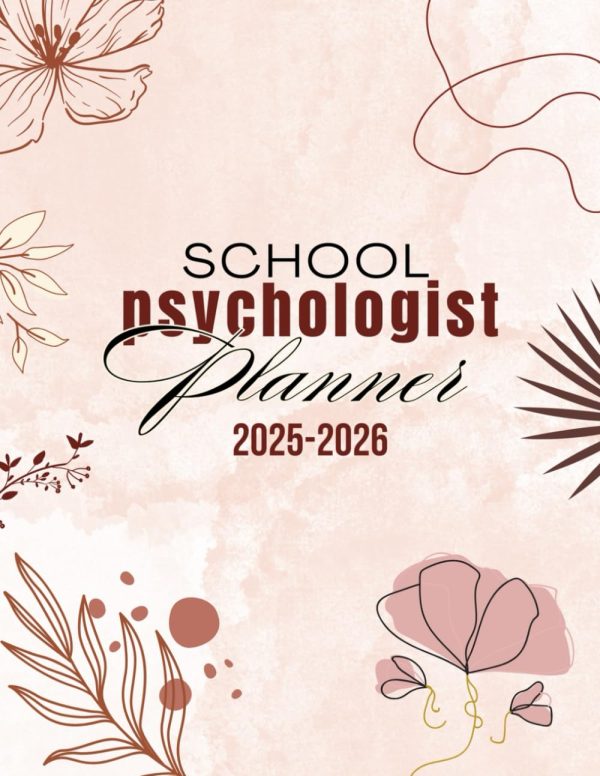 school psychologist Academic planner 2025-2026