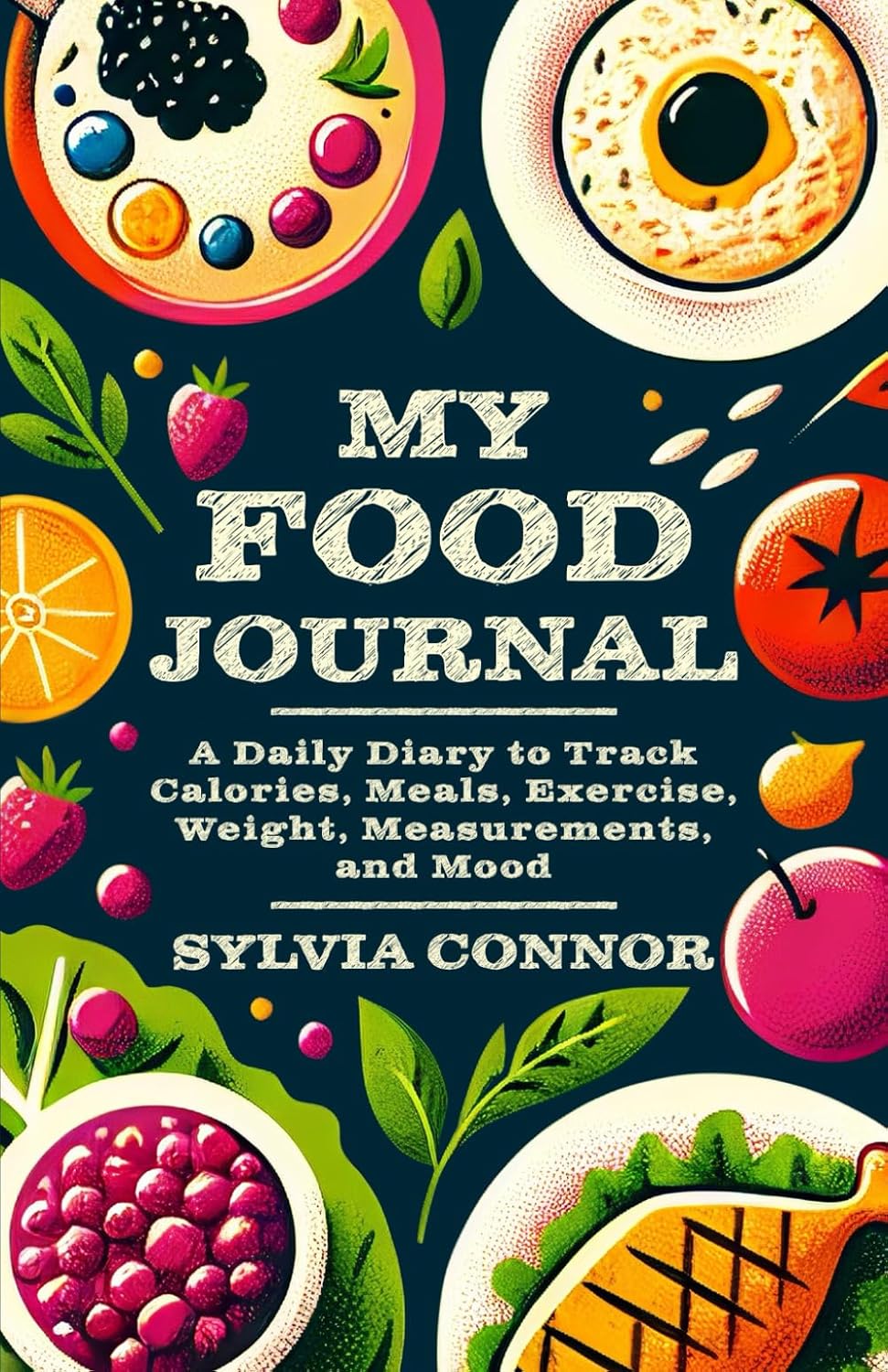 My Food Journal: A Daily Diary to Track Calories, Meals, Exercise ...